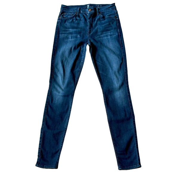 7 For All Mankind | Jeans | 7 Fam The High Waist Skinny Style Au21714a ...